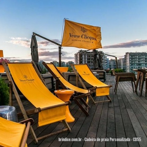 Cadeira de praia Personalizada CD55 - Silko Design - 155036 | Guia Bríndice